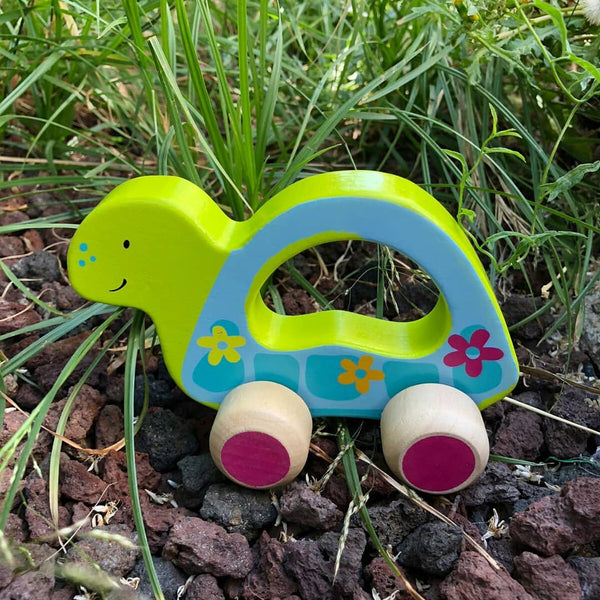 Push-along animals - Turtle and Sheep - Goki America